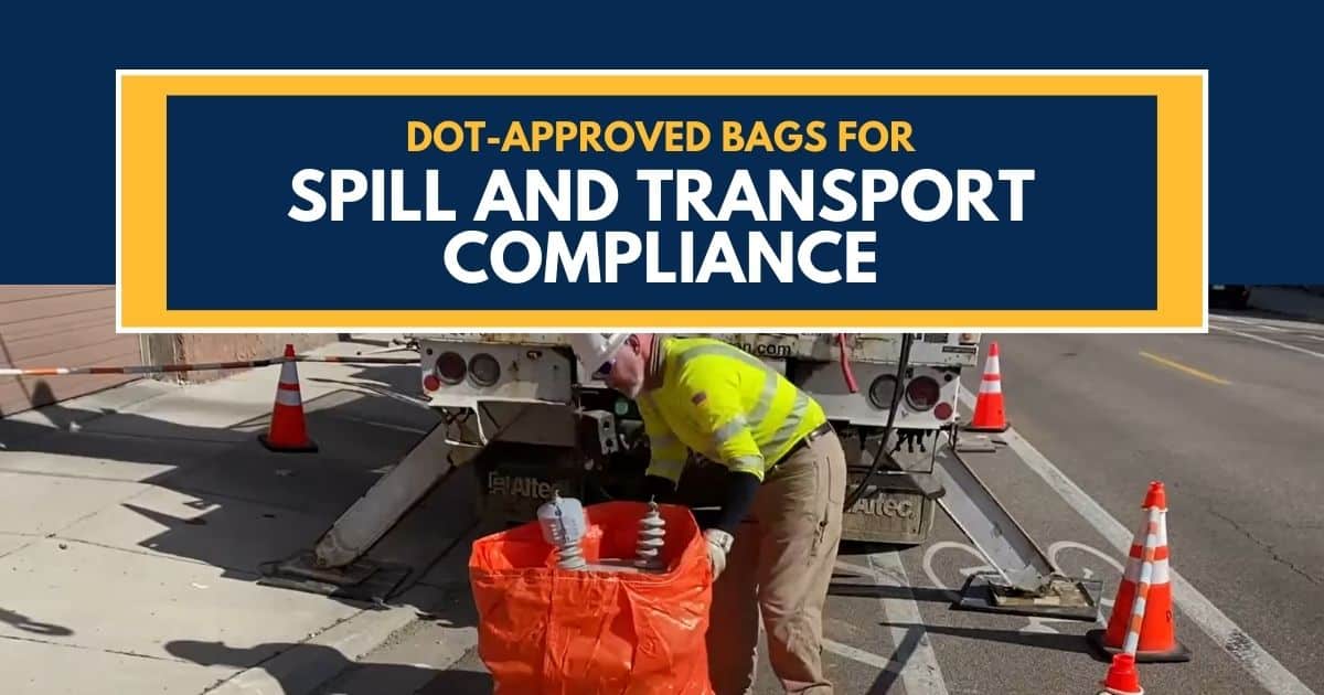DOT-Approved Transformer Containment Bags for Transport