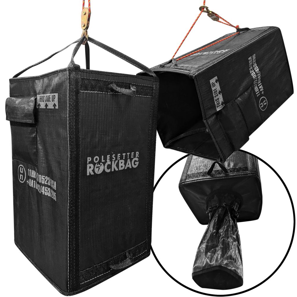 Polesetter RockBag™ (Rigid) | Utility Containment Solutions